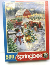 Christmas Tree Farm 500 Piece Jigsaw Puzzle by Springbok for sale ...