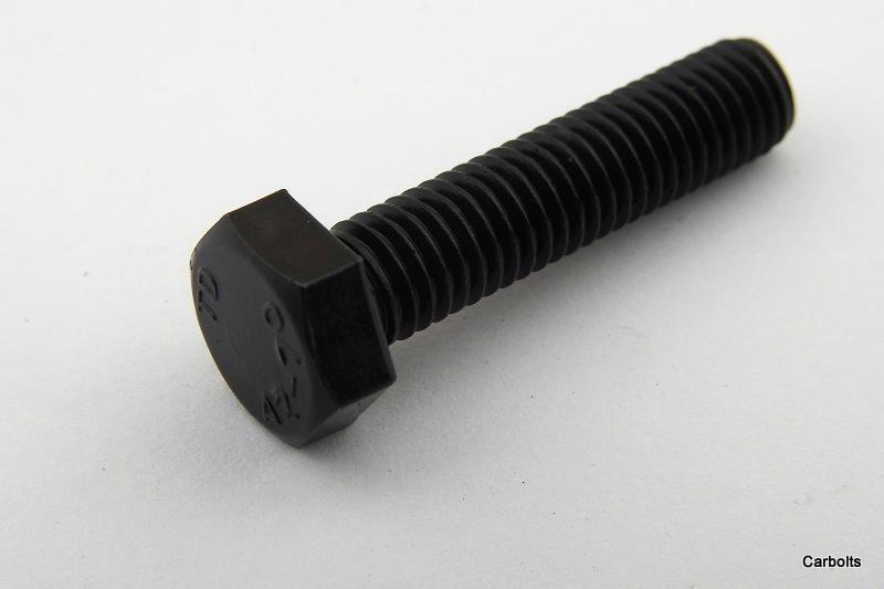 Black Stainless Steel Hex Head Bolts Black A2 Stainless Steel Hex Head ...