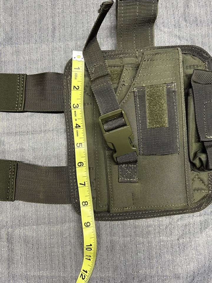 Military Drop Leg Holster Tactical Thigh Pistol Gun Pouch Right Hand ...