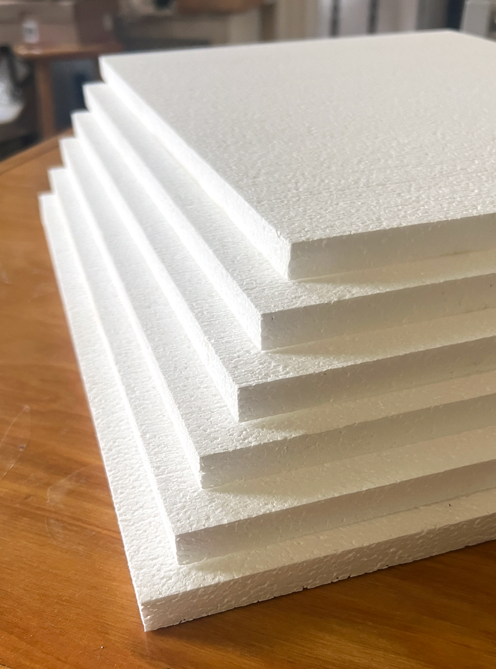 Styrofoam Cut Sheets 14" X 11" X 1/2" - NEW Thick Craft Quality Sheets ...
