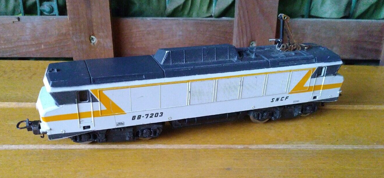 LIMA H0 HO 1:87 208107 LOCOMOTORE BB-7203 SNCF Bianco/giallo | eBay