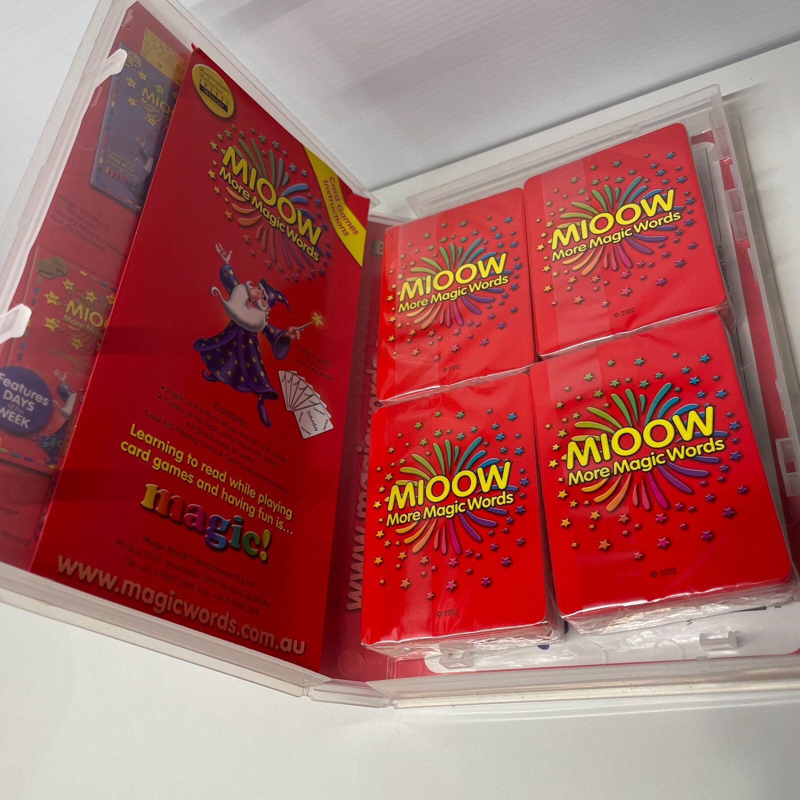 Mioow More Magic Words Cards Sealed Educational Reading 9780957830615 ...
