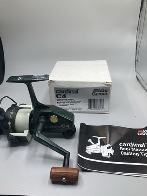 1984 Vintage Abu Garcia Cardinal C4 Special Green Body Spinning Reel ...