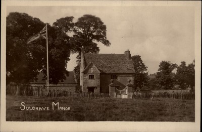 RPPC Sulgrave Manor Banbury Oxfordshire England vintage postcard h156 ...