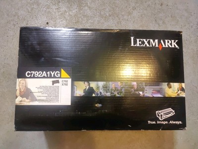 Genuine Lexmark C792A1YG Yellow Toner Cartridge C792 X792 | eBay