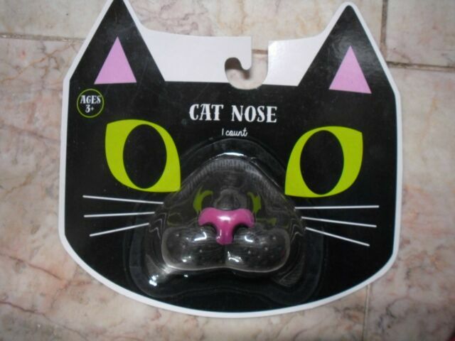 Black Cat Nose Pet Kitty Animal Fancy Dress up Halloween Child Costume ...