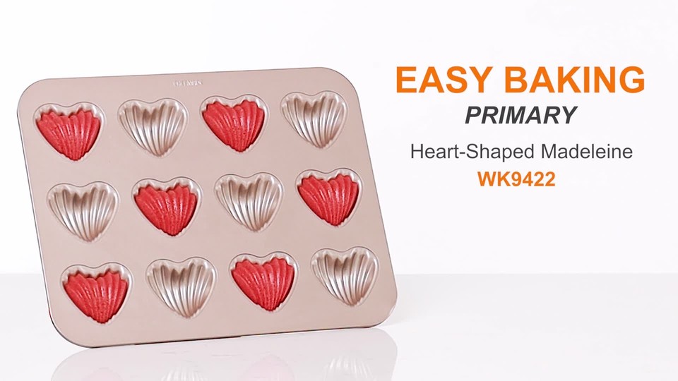 CHEFMADE Madeleine Pans, Spherical Shell Madeline Cake Pan | eBay