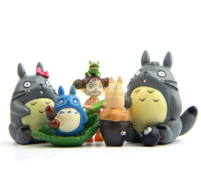 6pcs/set Ghibli My Neighbor Totoro Corn Mini Figure Model Toy No Box ...