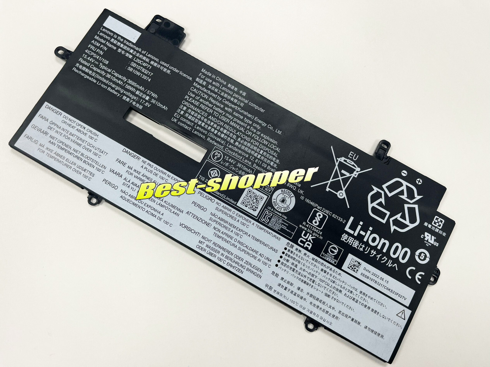 USA New Genuine L20M4P71 Battery Lenovo ThinkPad X1 Carbon Gen 6th Gen ...