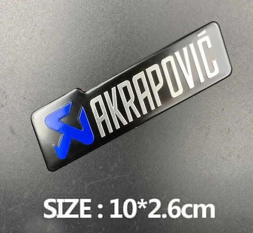 2pcs AKRAPOVIC Aluminium Heat-resistant Motorcycle Exhaust Pipes ...