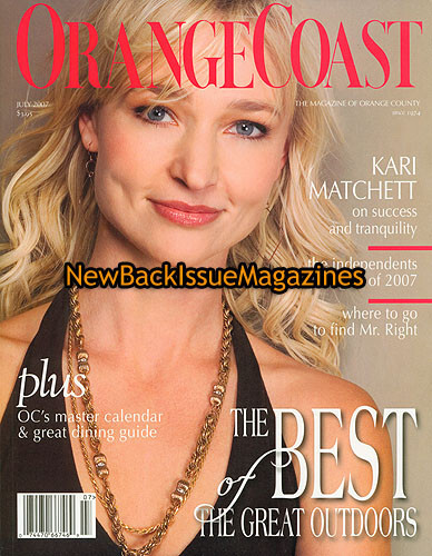 Orange Coast 7/07,Kari Matchett of,24,Heartland,Covert Affairs,July ...