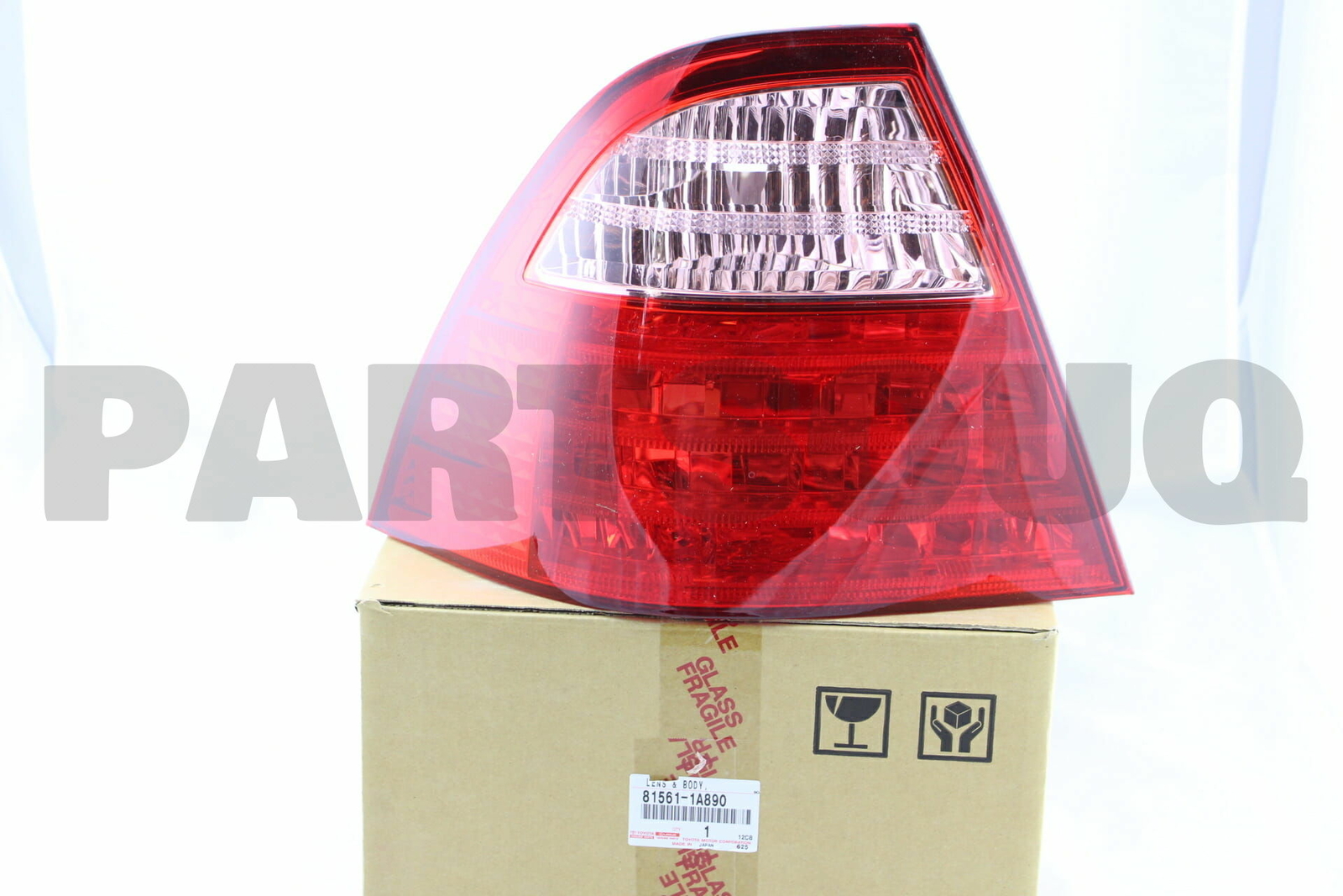 815611A890 Genuine Toyota LENS, REAR COMBINATION LAMP, LH 81561-1A890 ...