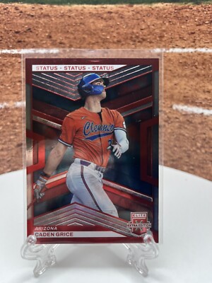 2023 Elite Extra Edition Status Red #128 Caden Grice ROOKIE 039/199 ...