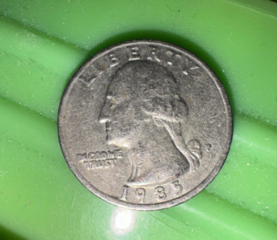 1985 Quarter Dollar P Washington Coin Condition Error On In God | eBay
