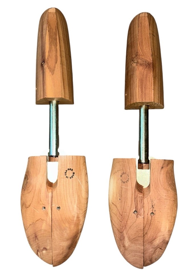Nordstrom Cedar Wood Shoe Tree Pair Trees Mens Luxury | eBay