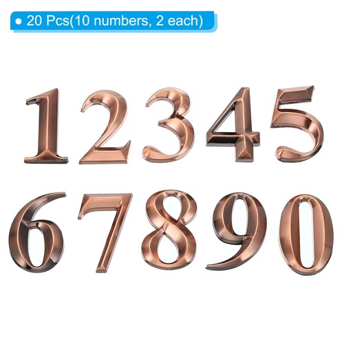 House Numbers 3D Mailbox Numbers 0-9 for Outside, 20Pcs Large Numbers ...