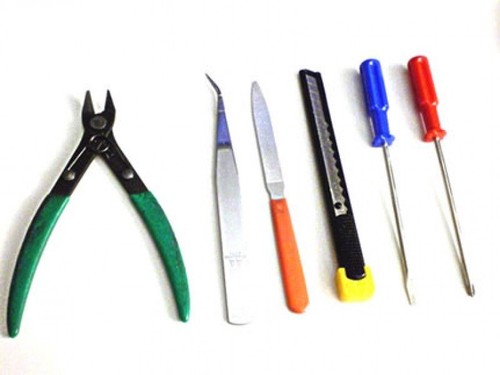 Tamiya 74016 6-Tool Basic Tool Set for Plastic Models Craft Tools USA Seller | eBay