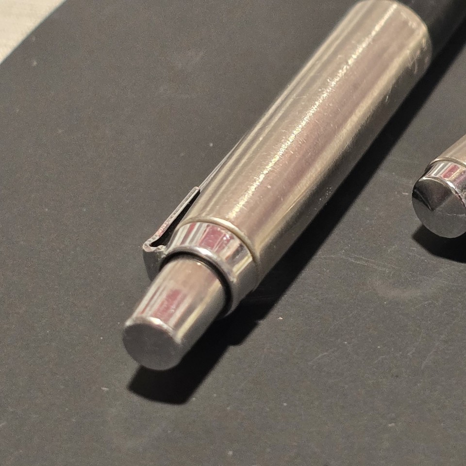 VTG Parker Jotter Black BallPoint Pen Olive Mechanical Pencil Brass ...
