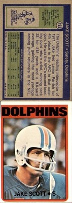 1972 Topps - Jake Scott #193 | eBay