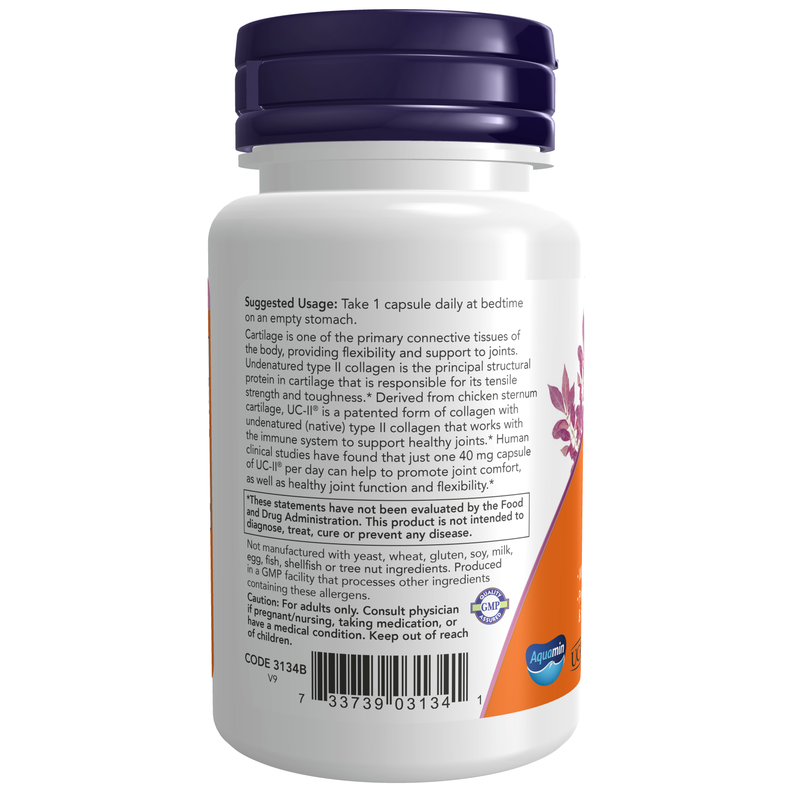 NOW Foods UC-II Type II Collagen, 60 Veg Capsules | eBay