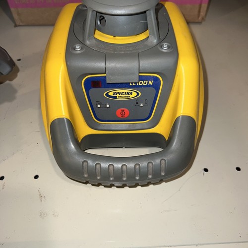 Spectra LL100N Rotary Laser And HR320 Receiver With Rod Clamp- Hd. Case ...