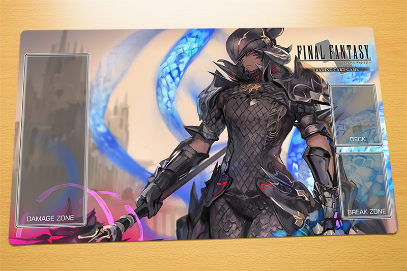 F2510 Free Mat Bag Final Fantasy TCG Dragoon Trading Card Game Playmat ...