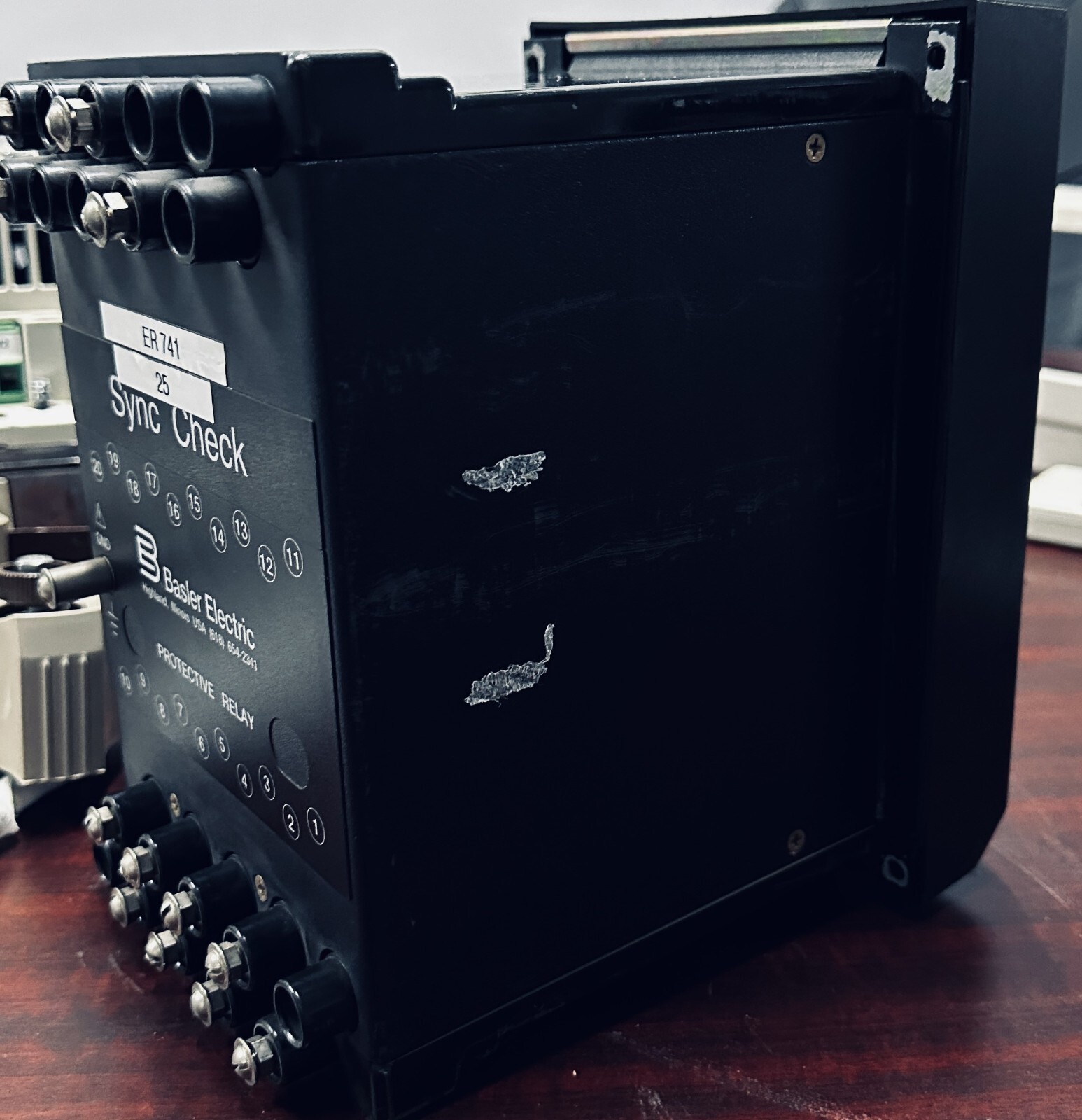 Basler Sync Check Relay BE1-25 , Style No. M1E A7P A5R1F | eBay