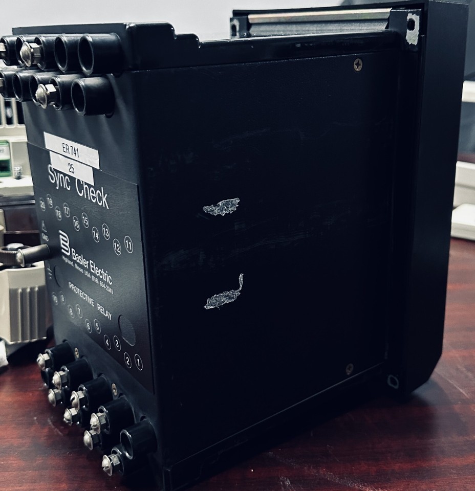 Basler Sync Check Relay BE1-25 , Style No. M1E A7P A5R1F | eBay