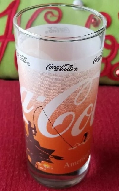4 Vtg Indiana Glass Co Americas Favorite Coca Cola 16oz Highball ...