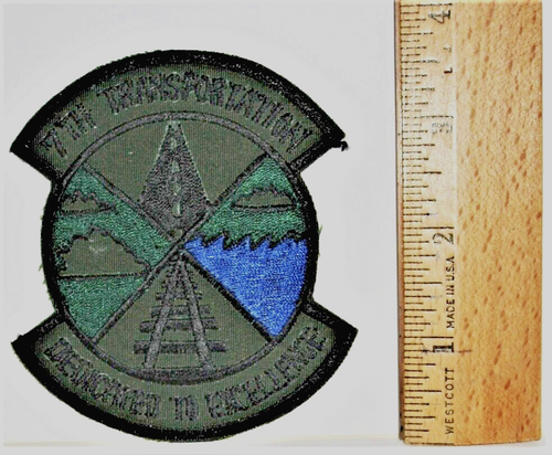 USAF Patch #175 - 7th Transportation Squadron Carswell AFB, Texas - NOS ...