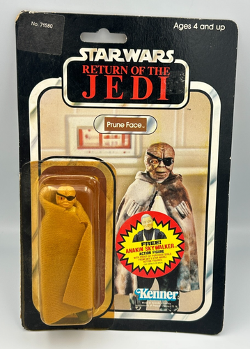 Star Wars Return of the Jedi Prune Face Action Figure 77 Back NOC 1984 ...