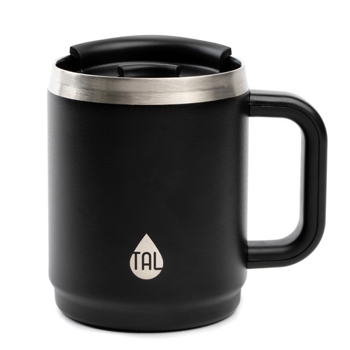 TAL 14oz Stainless Steel Boulder Coffee Mug Black Mug 0.51 lbs | eBay