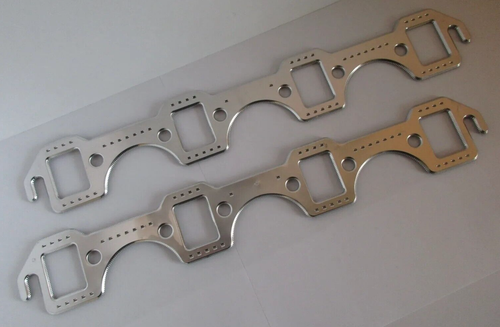 Small Block Ford Aluminum Rectangle Port Header Exhaust Gaskets ...