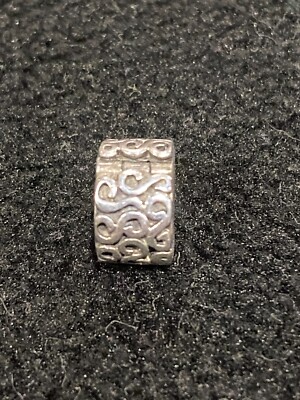 Pandora Sterling Silver 'S' Clip 925 Ale 790338 Clip Authentic | eBay