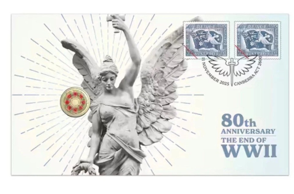 2025 Australia $2 Dollar 80th Anniversary WWII Remembrance Poppy PNC on ...