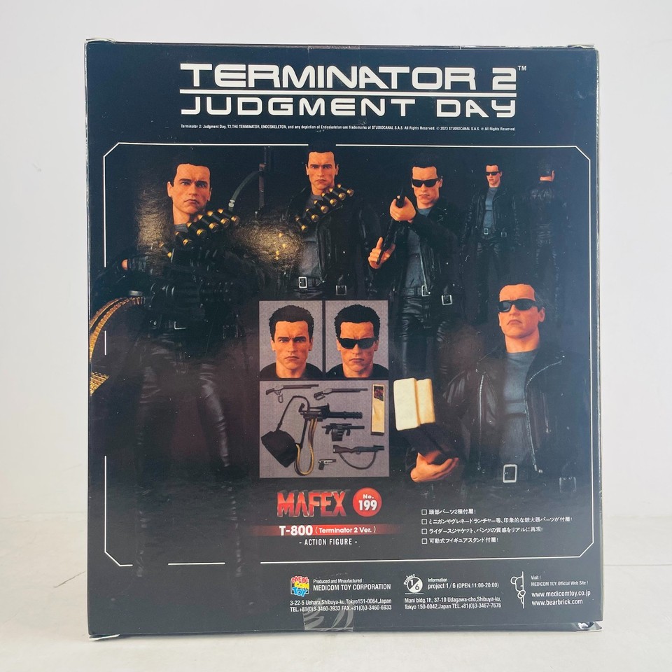The Terminator 2 Judgment Day Arnold Schwarzenegger T-800 Figures Toys ...