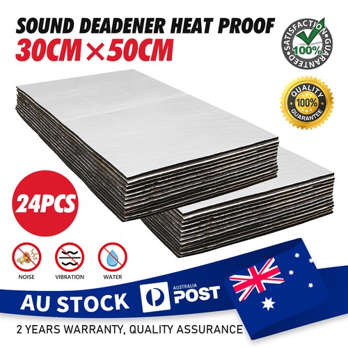 19.6"x11.8" Thermal Sound Deadening Car Heat Shield Insulation Noise ...