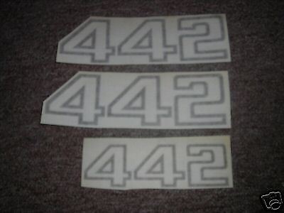 1986 OLDSMOBILE 442 HURST 4-4-2 DECAL SET 3pcs | eBay
