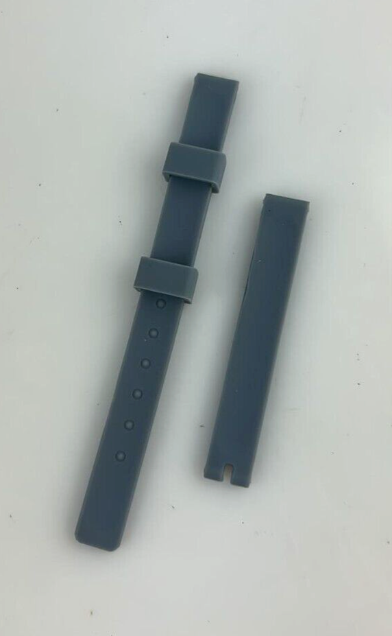 Wrist Watch Strap Silicone Attachment 10 Mm Dark Gray Women Quality | eBay