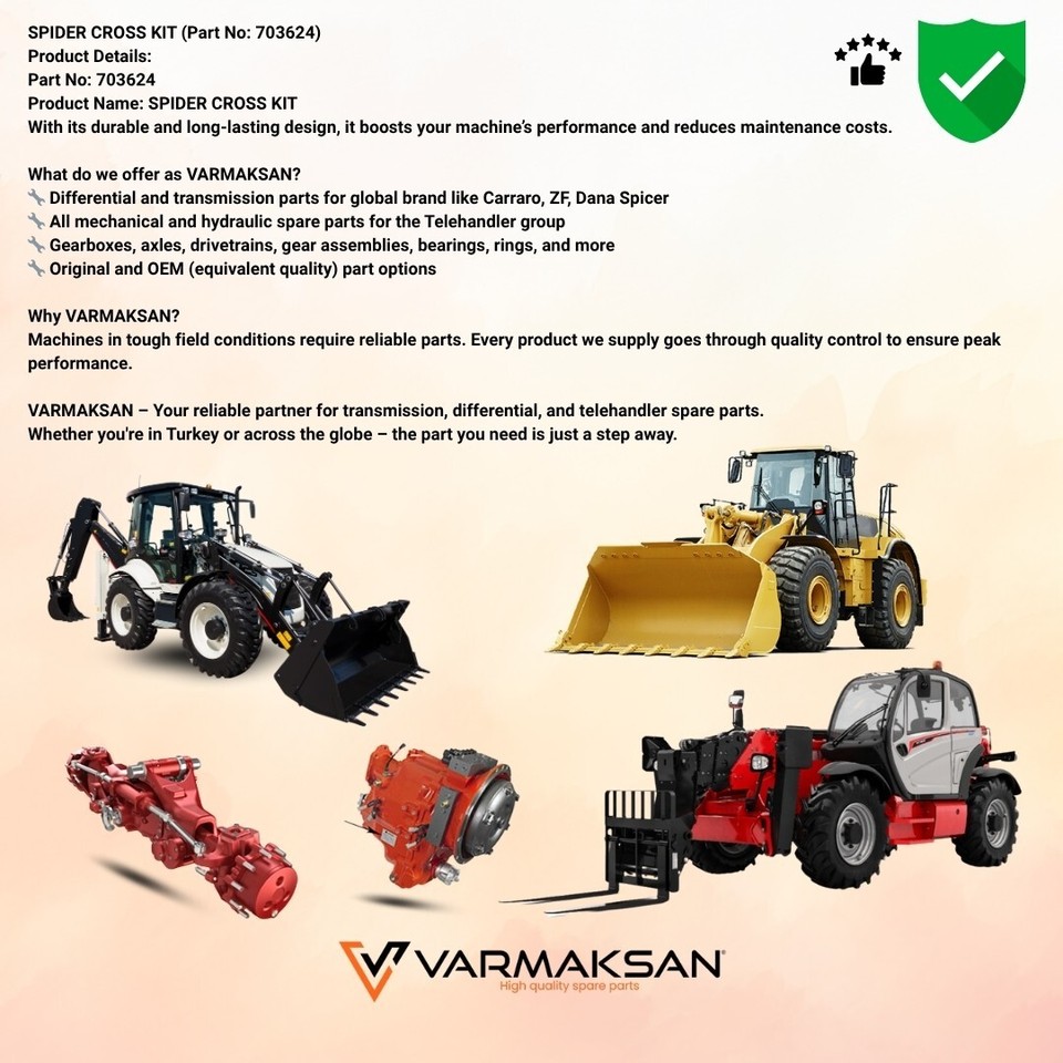 MANITOU 703624 SPIDER CROSS KIT / FOR TELEHANDLER 703624 SPIDER CROSS ...