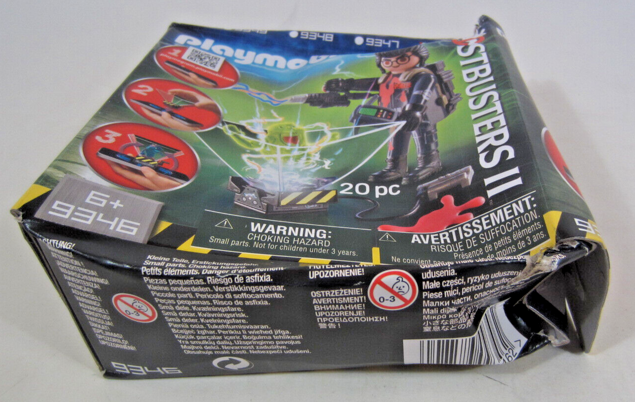 PLAYMOBIL 9346 Ghostbusters II Egon Spengler Playmogram 3d Figure for ...