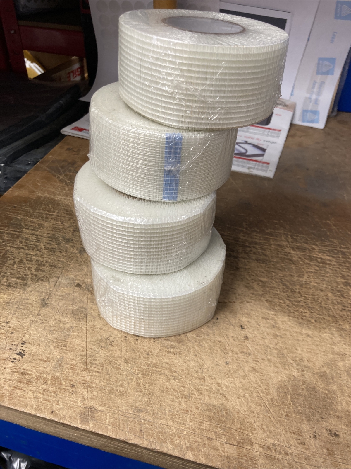 Fibre glass Jointing Tape 50mm Wide 4 rolls of 30 mt Plasterers Scrim ...