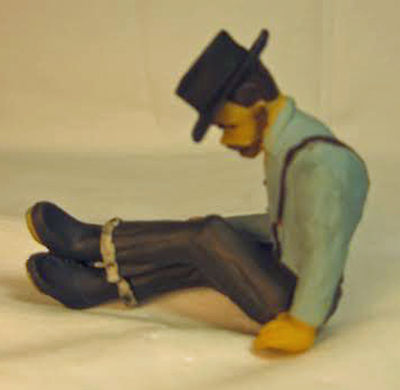 LUMBERJACK TIME OUT NUMBER 1 G 1:20.3 Model Railroad Painted Figure ...