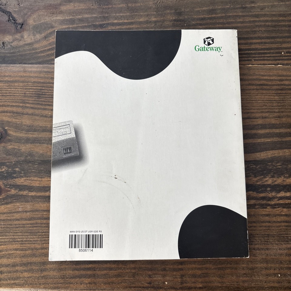 Using Your Gateway PC 8506114 2000 Manual Book Vintage Gateway ...