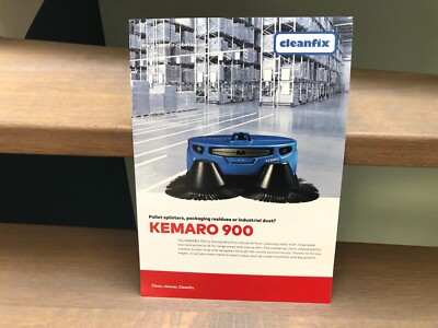 Cleanfix KEMARO 900 autonomous industrial floor cleaning robot vehicle ...
