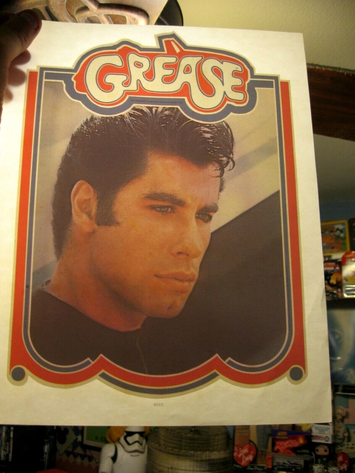 Original Vintage 1978 Grease Iron On Transfer John Tr… - Gem