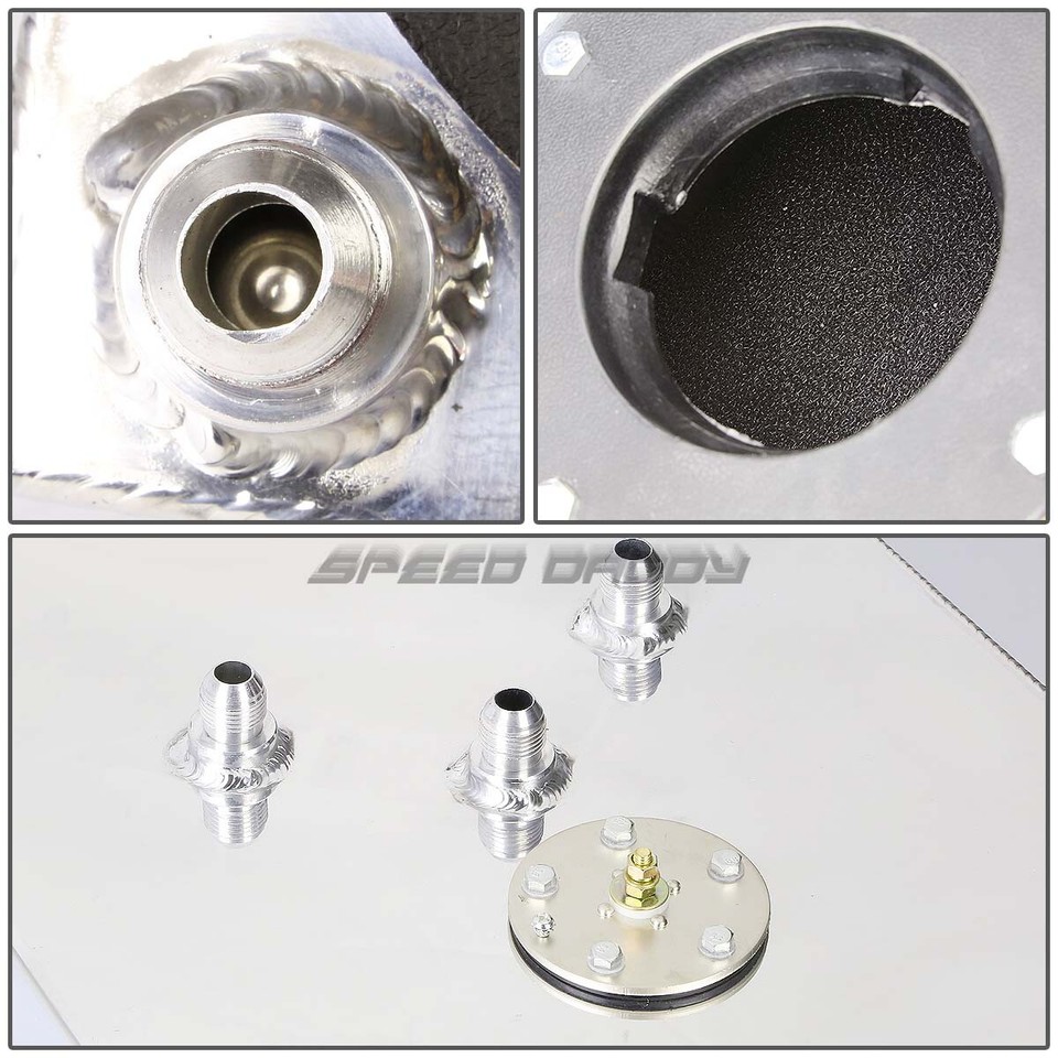 19 GALLON/72L TOP-FEED ALUMINUM RACING/DRIFT FUEL CELL GAS TANK+CAP ...