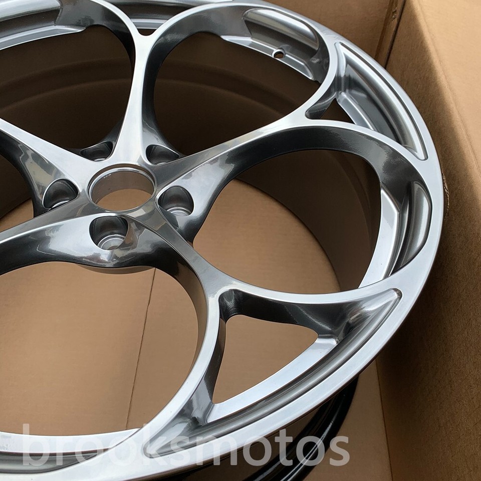 FOR ALFA ROMEO GIULIA QV 19" HYPER BLACK FULL FORGED WHEELS RIMS 19X8.5 ...