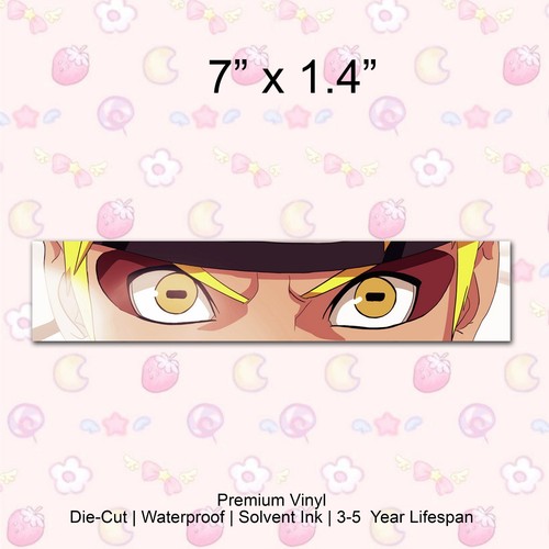 Anime Eyes Car Bumper Sticker Villain Eyes Anime Weeb Sticker | eBay