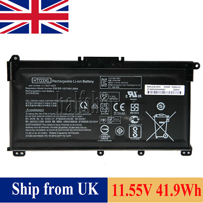 New for HP 15-CS 15-CW 15-DA 15-DB 15S-FQ Battery 11.55V L11119-855 ...